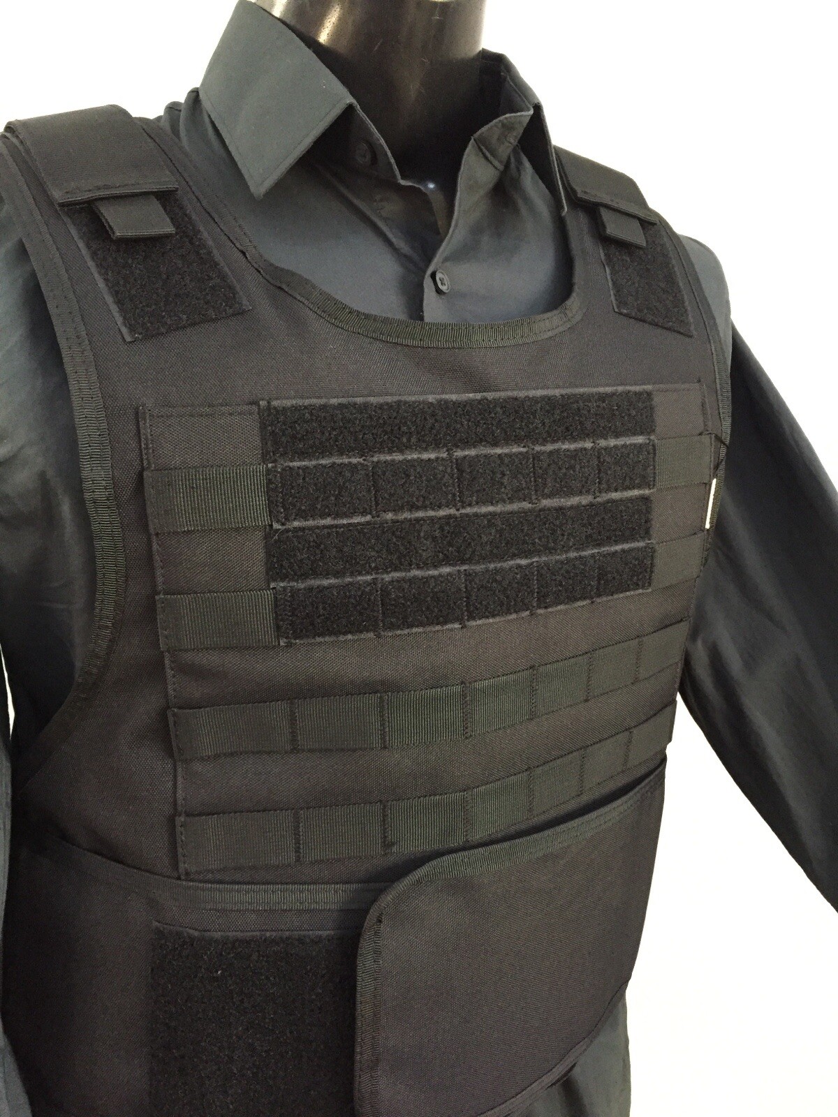 BULLETPROOF 3a body armor Carrier FREE Made With Kevlar Plates M L XL ...