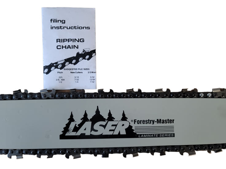 18" Chainsaw Bar & Ripping Chain Fits Husqvarna Saws 3/8" x .058 X 68 ...