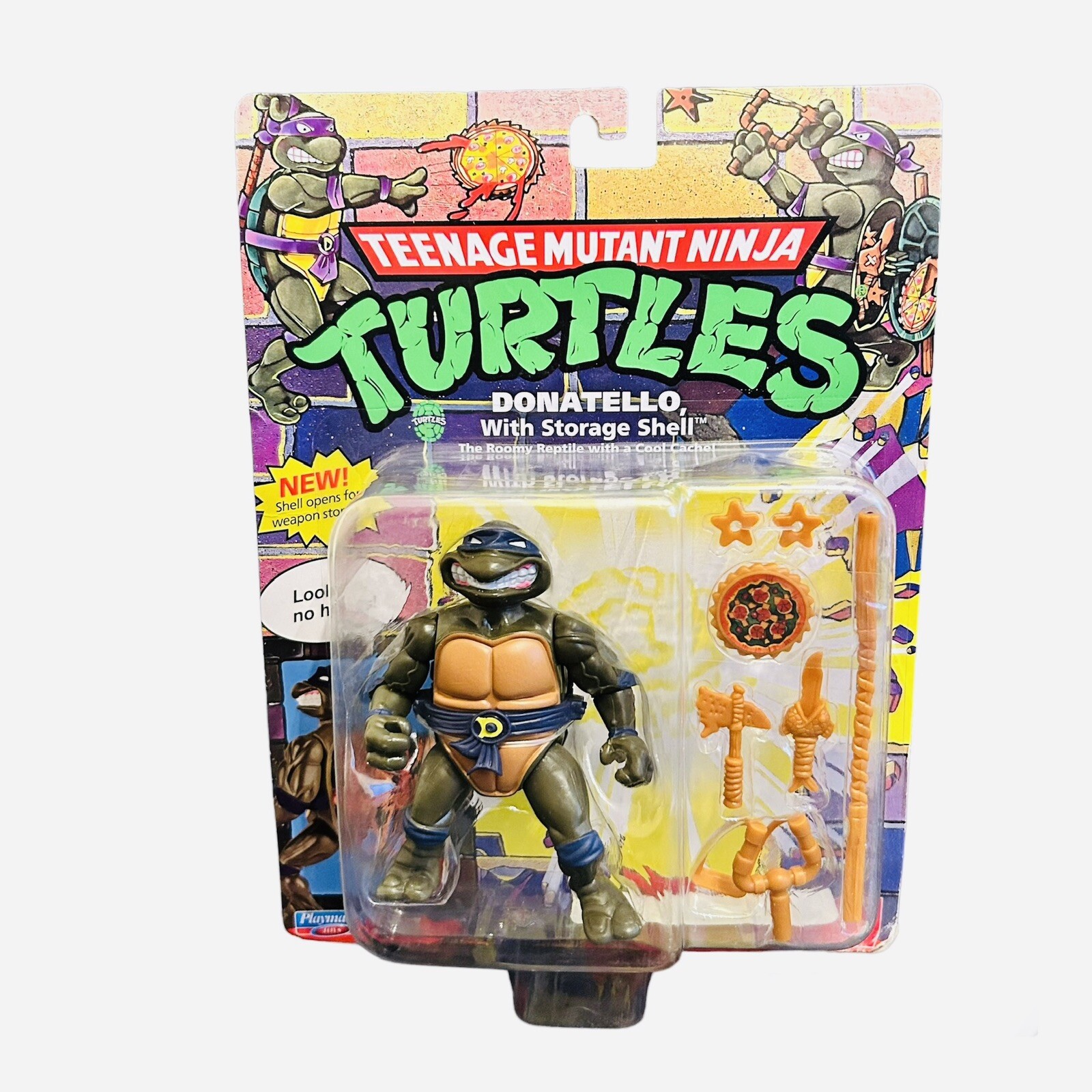 Playmates Toys TMNT Classic Storage Shell Donatello 5 in Action Figure ...