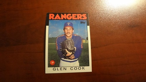1986 TOPPS # 502 GLEN COOK BASEBALL CARD | eBay