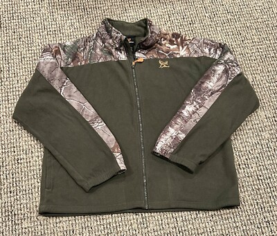 Mens Bushmaster Camo Green Hunting Sweatshirt Size Large | eBay