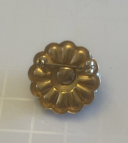 Vintage Barclay Green Rhinestone Gold Tone Art Deco Pin 1” Signed | eBay