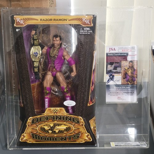 Razor Ramon WWE Defining Moments Figure Auto Inscribed HEY YO CHICO ...