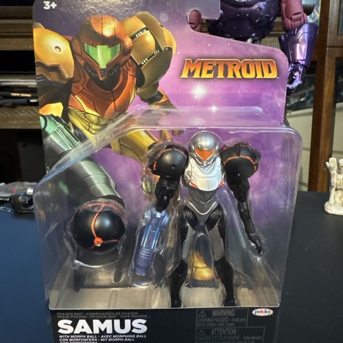 Jakks Metroid SAMUS Aran Phazon Suit With Morph Ball Figure Sealed New ...
