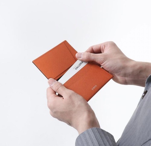 Porter Card Case Business Holder Leather Pass | eBay