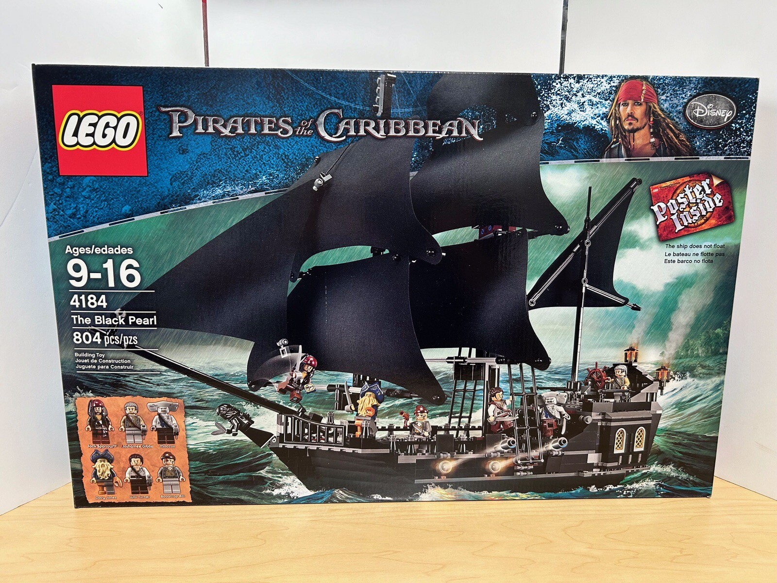 LEGO 4184 Pirates of the Caribbean: The Black Pearl NIB Hard To Find ...