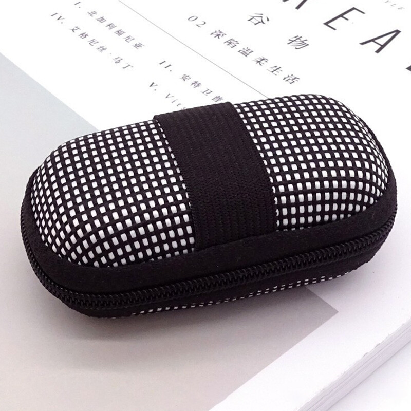 Portable EVA Zipper Box Folding Reading Glasses Box Protective Case ...