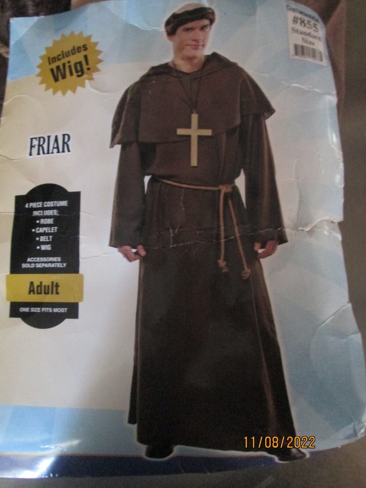 FRAIR Costume Wig Adult OSFM BONUS Oversize Cross Fast Shipping | eBay