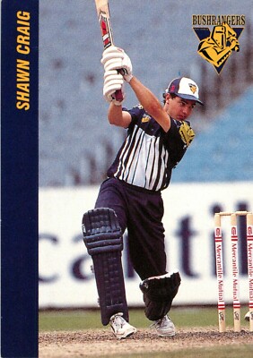 1998 1999 VICTORIA Cricket Card SHAWN CRAIG Sheffield Shield | eBay