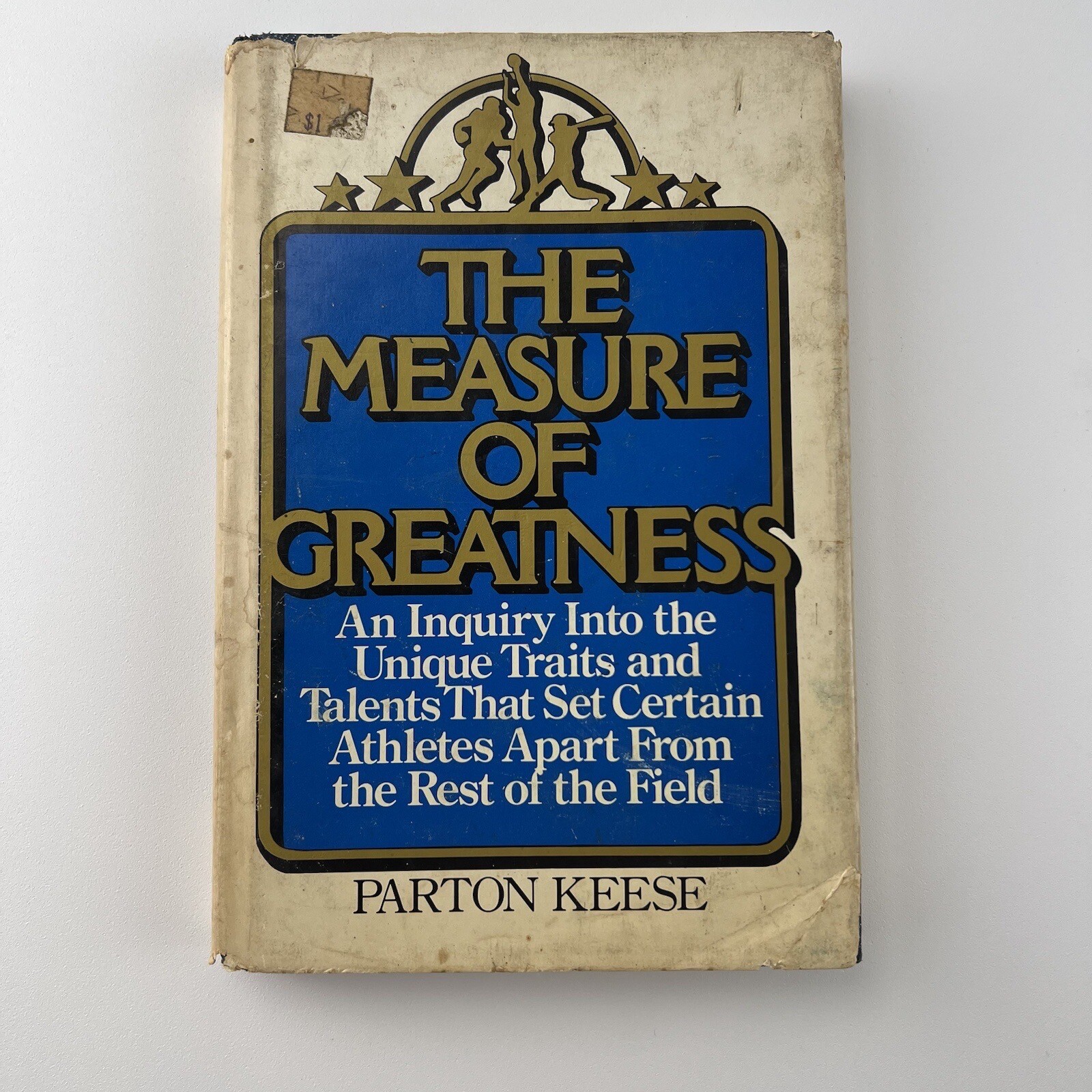 The Measure Of Greatness Vintage Hardcover Book Parton Keene Athletes ...
