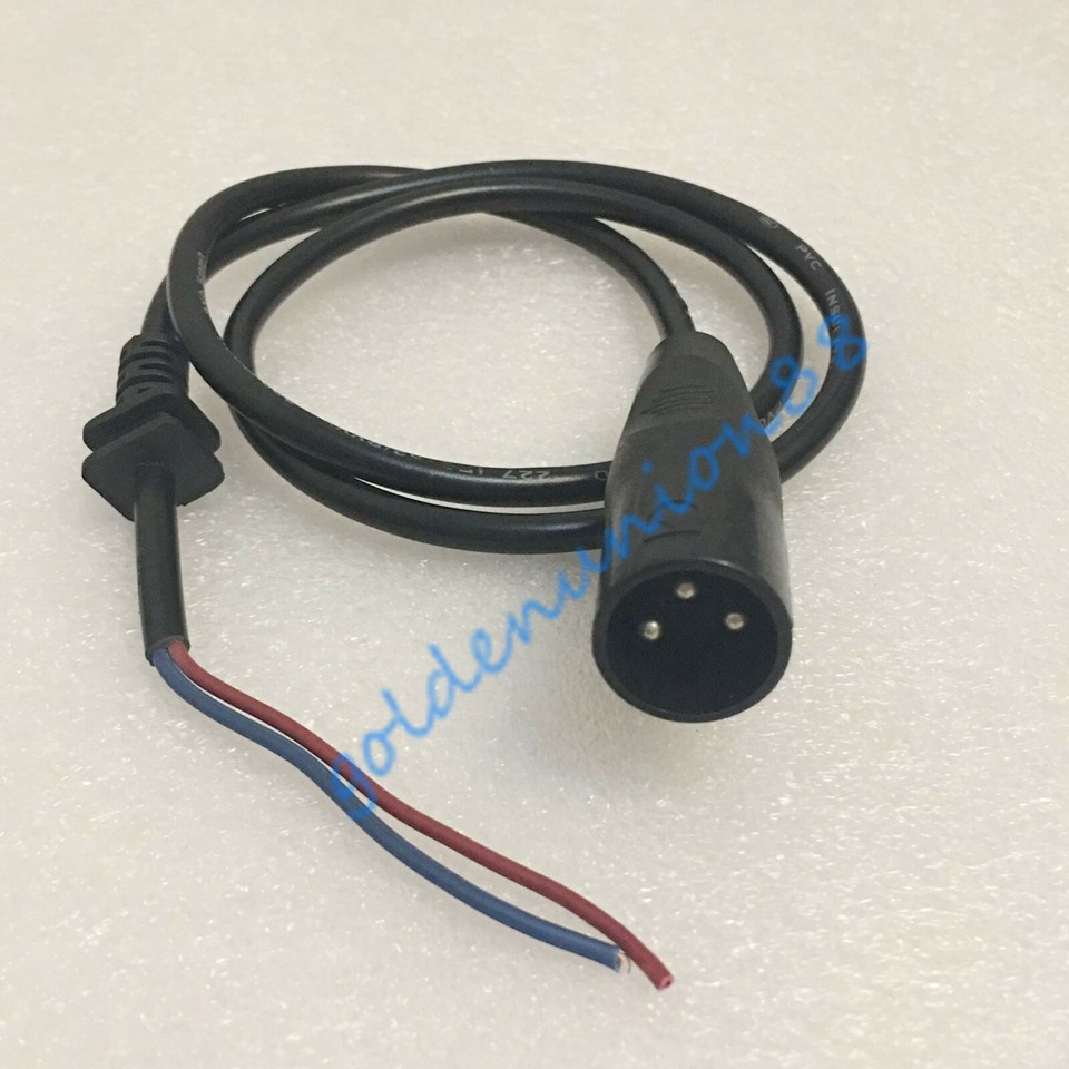 Charging wire Plug XLR Cannon connector male & female for 36V 48V ...