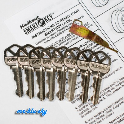Kwikset Smart Key Rekey Kit ~ Rekey Tool ~ 8 Keys ~ With Instructions ...