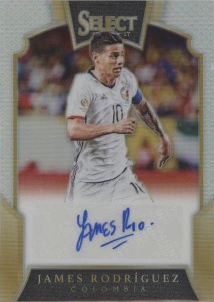 2016-17 Panini Select - Signatures #S-JR James Rodriguez /50 (AU) for ...