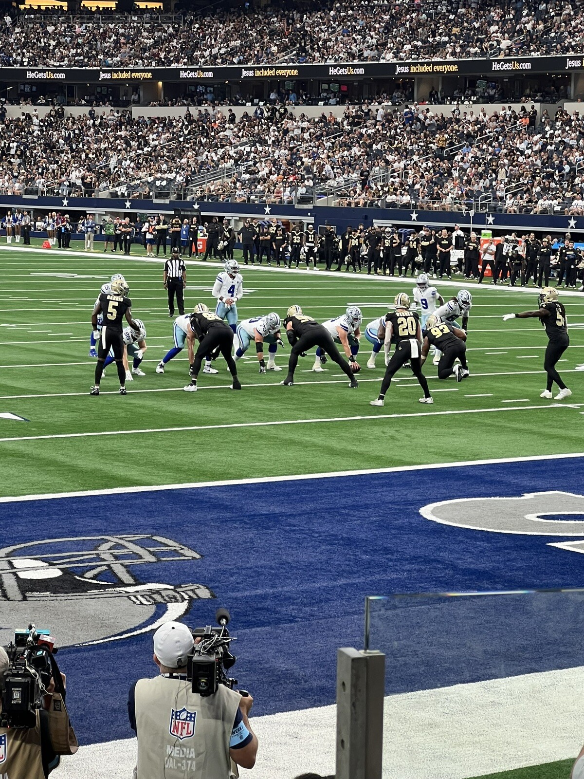 2 Lower Level Dallas Cowboys vs Detroit Lions Tickets. | eBay