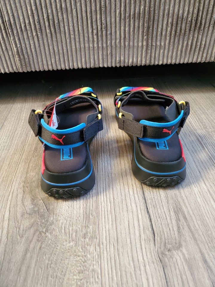 NEW Puma Future Rider Rainbow Pride LGBTQ Sandals 384208 01 Womens Size ...