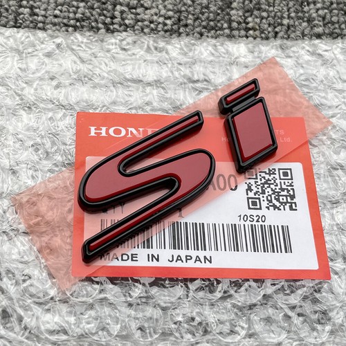 2016-2025 Honda Civic Trunk Rear JDM Badge Black Red Si Emblem For ...