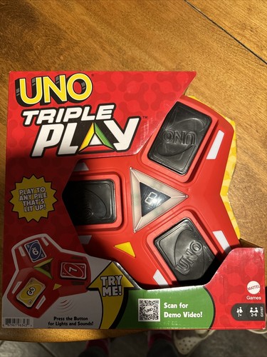 Mattel UNO Triple Play Card Game 887961963434 | eBay