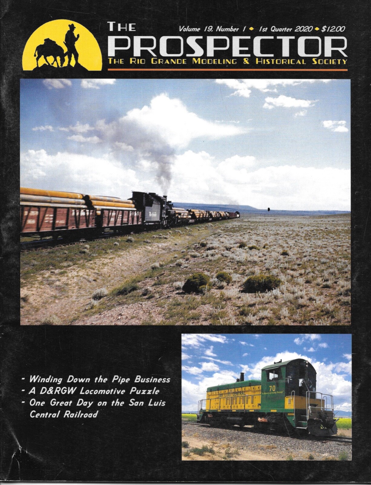 The Prospector #1 2020 D&RGW Narrow Gauge Pipe Train San Luis Central ...