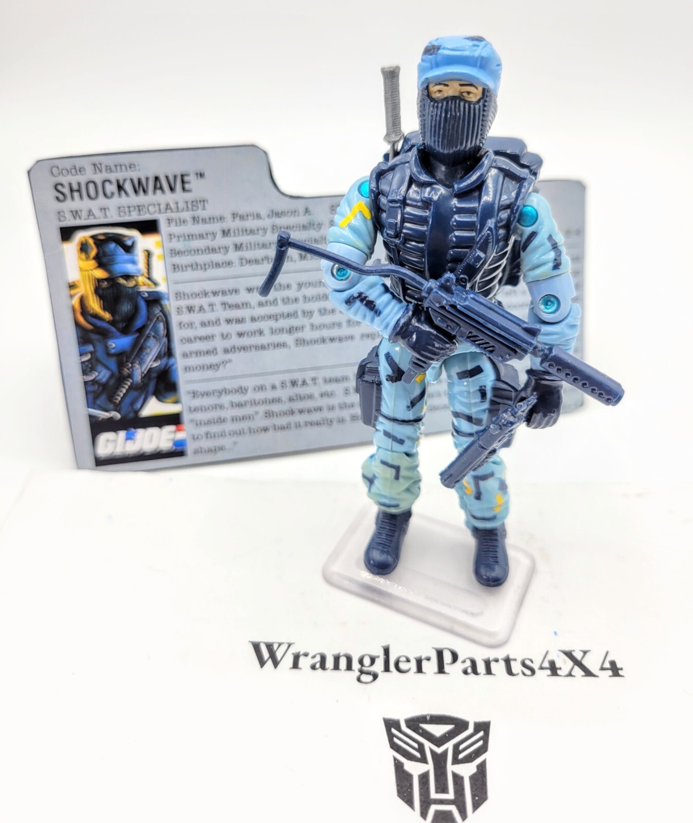GI Joe ARAH 1988 Shockwave v1 Figure 100% Complete w/ Filecard Good ...