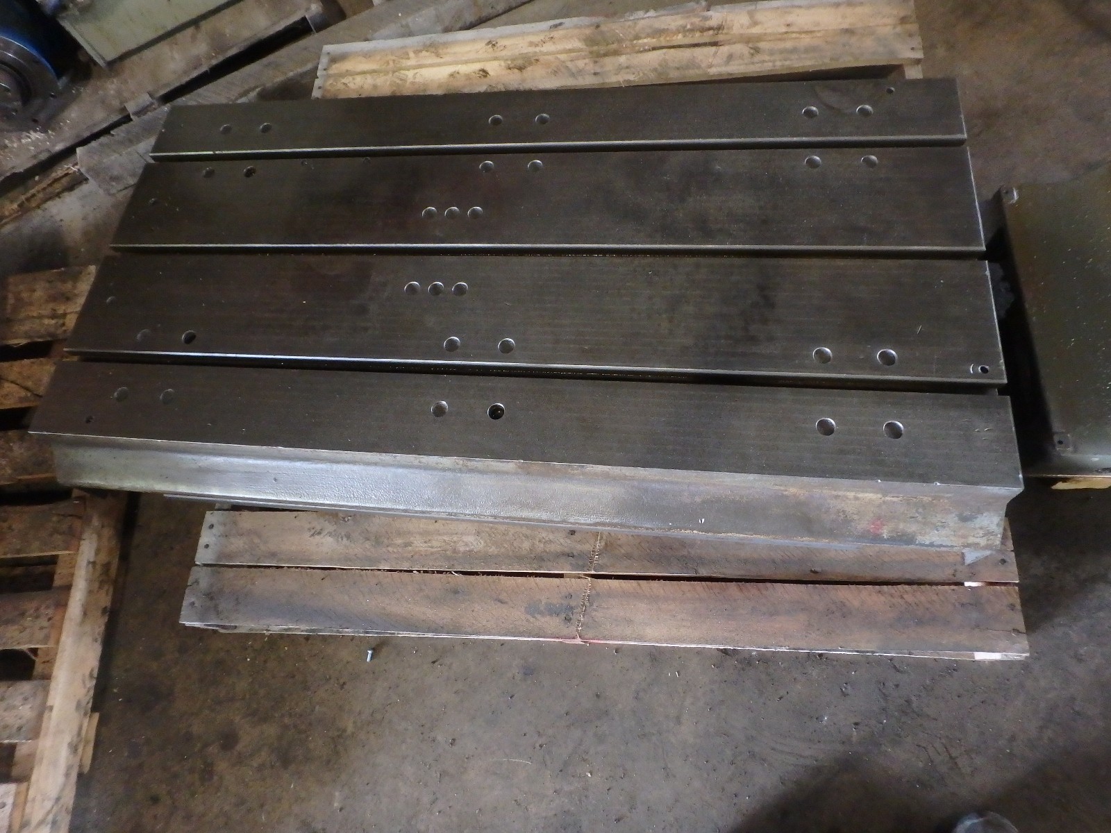 53-7/8" x 26" Steel Welding 3 T-Slotted Table Cast iron Layout Plate ...