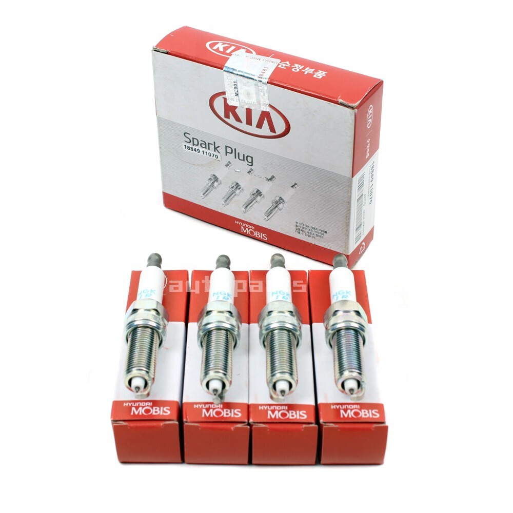 Genuine 1884911070 Spark Plugs 4PCS For Hyundai Palisade Kia Sedona ...
