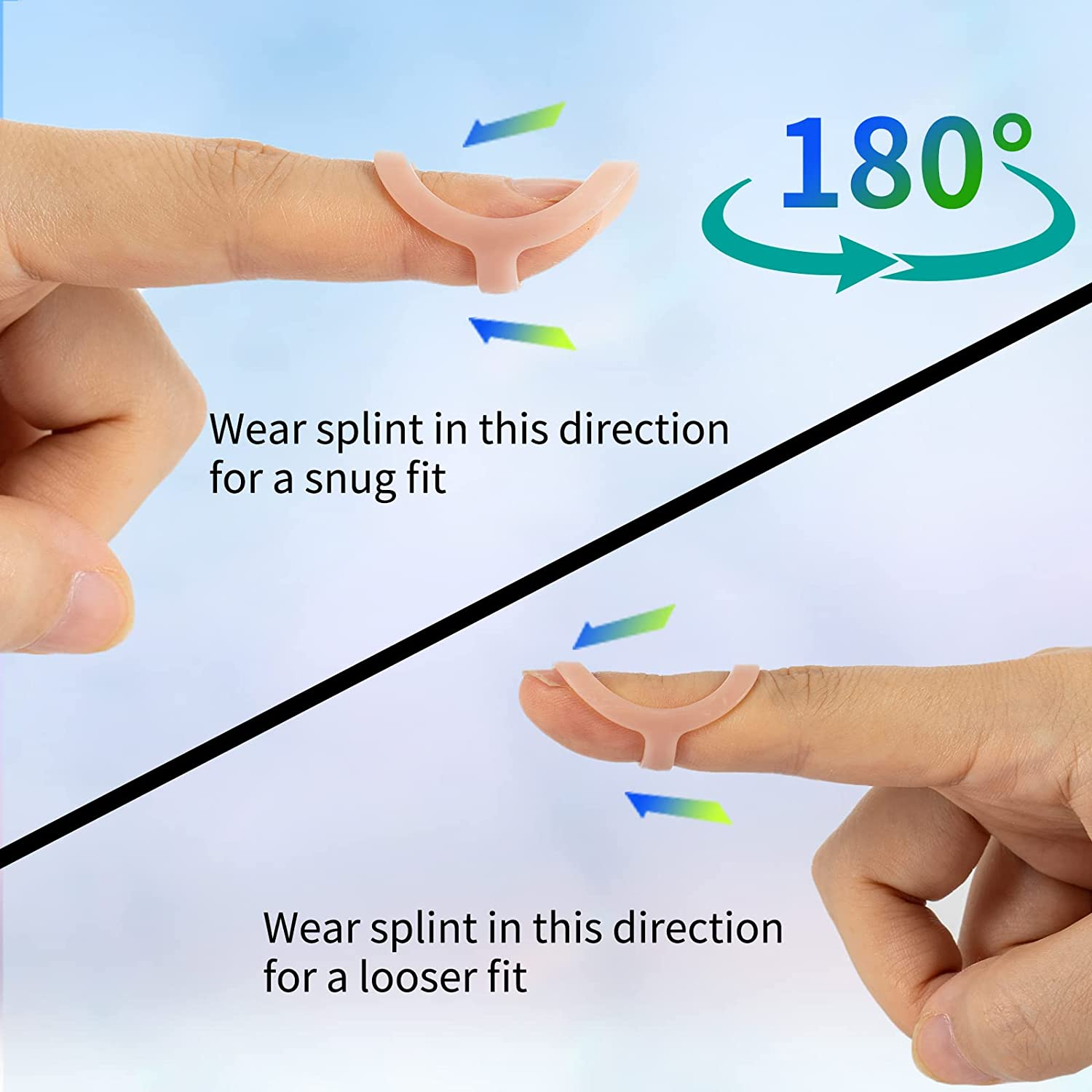 14 Pcs Finger Splints - Finger Splint Kit Arthritis, Mallet Finger ...