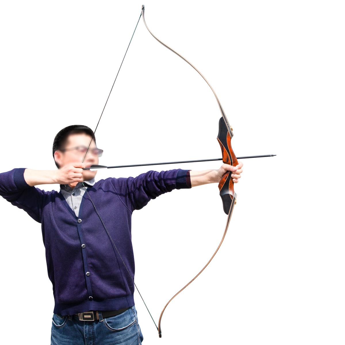 Hickory Longbow 71" Traditional - 30lb Or 35lb Draw Weight, You-Finish ...