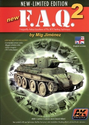AKI-38 AK Interactive FAQ 2 AFV Painting Techniques Book 5th Edition | eBay