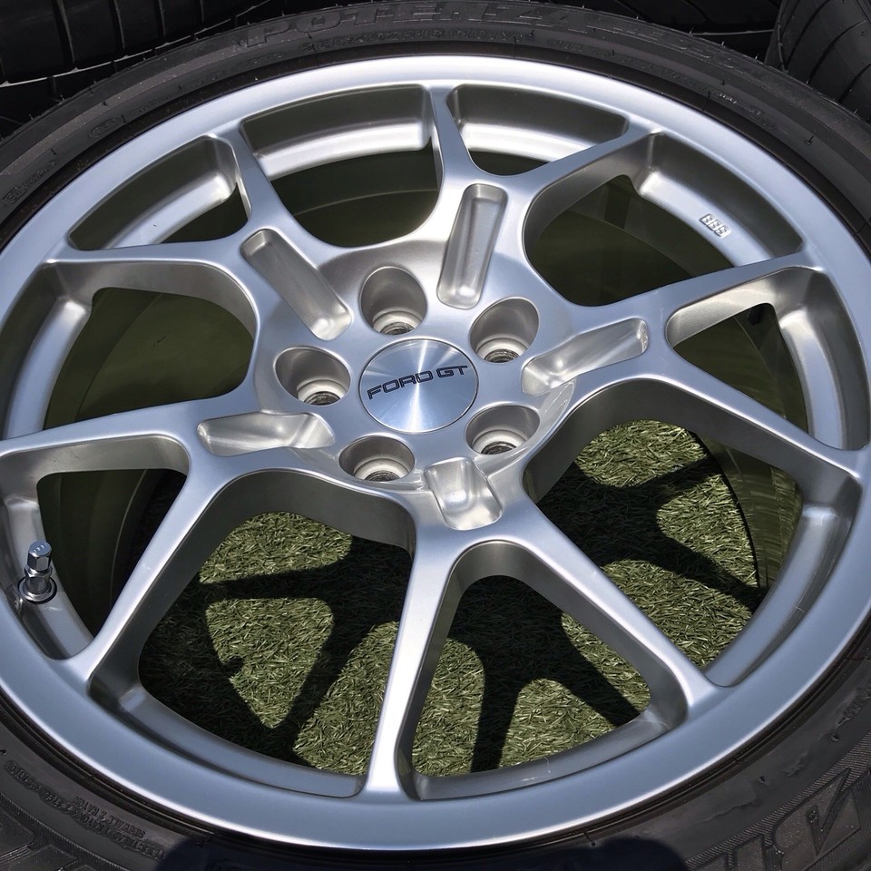 FORD GT RIMS TIRES OEM STOCK SET 4 OEM FACTORY BBS GENUINE GT40 18 19 ...