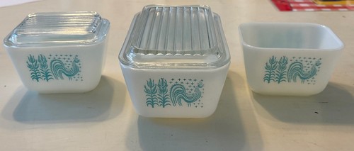 Pyrex Amish Butterprint 501 B (12) AND 0502 w/ Lids, PLUS 501 B (24 ...