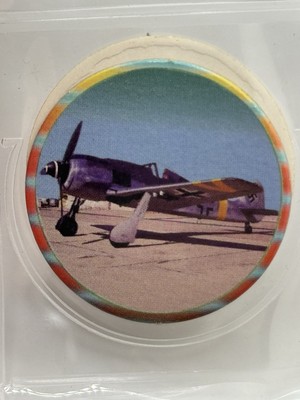 RARE! POG Milkcap Vintage 90's Retro - Airplane Focke-Wulf Fw 190 ...