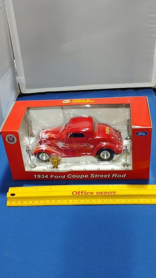 Crown Premiums NAPA 1934 Ford Coupe Street Rod 1 24 Scale Diecast Car ...