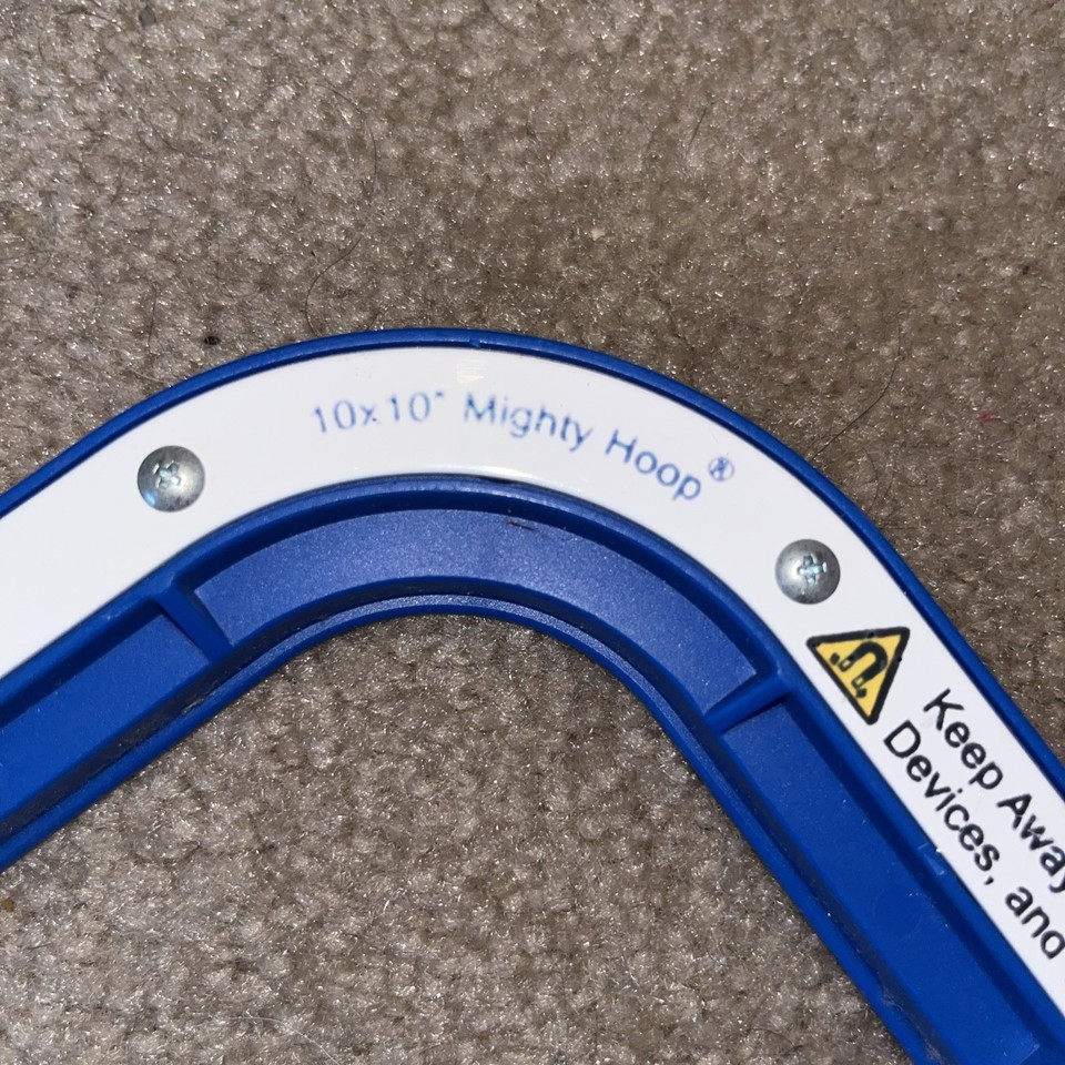 Mighty Hoops 10x10 Inch Magnetic Hoop With Melco 400 Brackets | eBay