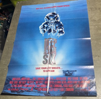 DEEP STAR SIX Original 27 X 41 Movie Poster - 1988 - Single Sided ...