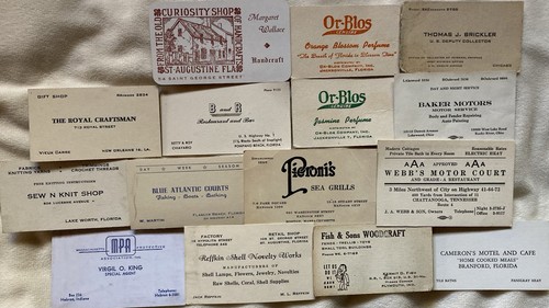 RARE VINTAGE Business Card Lot 1950’s | eBay