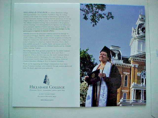 2026 HILLSDALE COLLEGE calendar | eBay