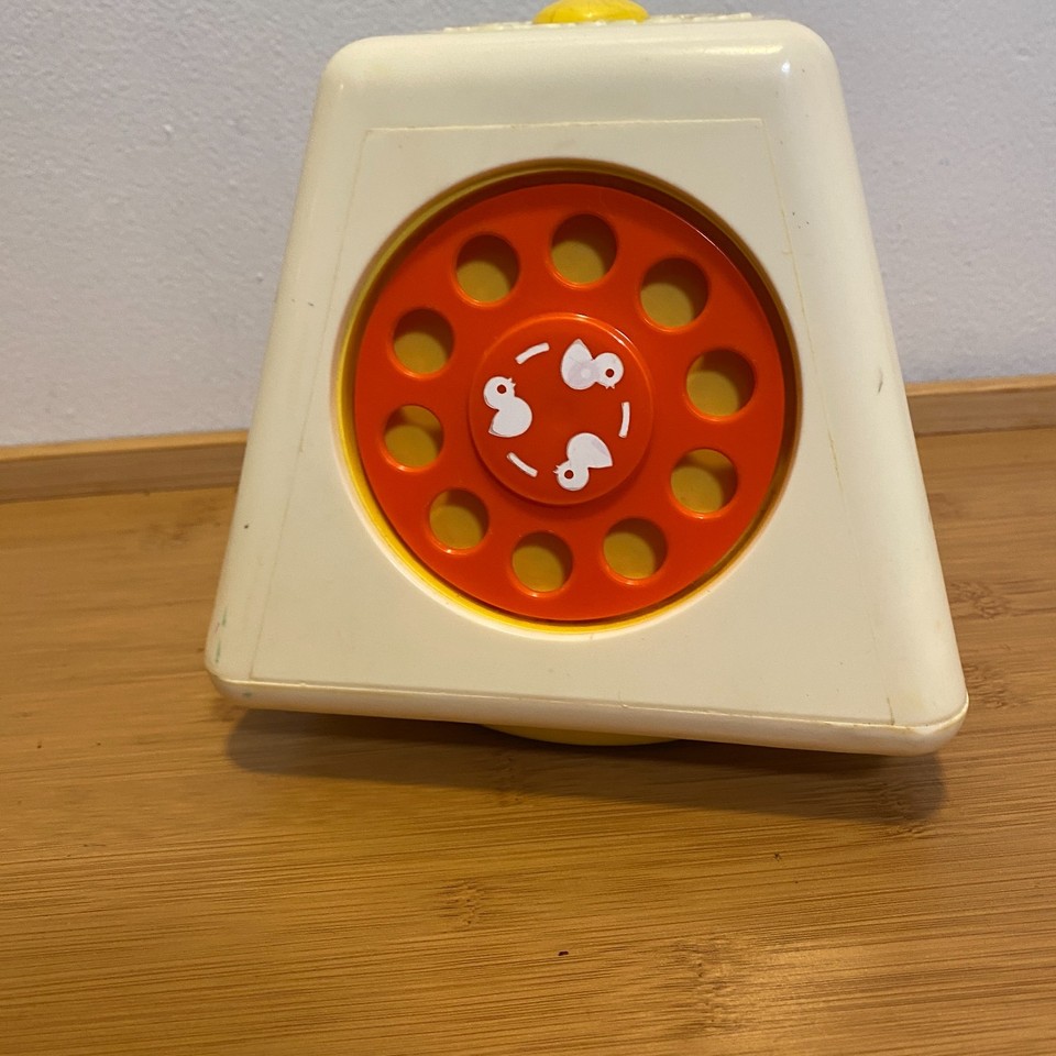 Vintage Fisher-Price Turn & Learn Activity Cube #156 1978 Multi ...