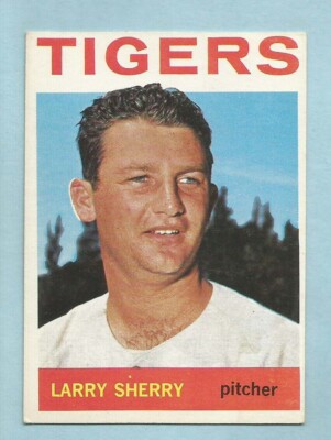 1964 Topps Baseball Larry Sherry #474 Detroit Tigers EX-MT | eBay