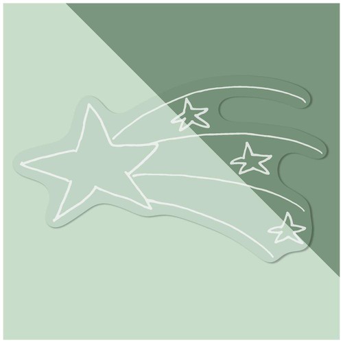 'Shooting Stars' Static Window Clings / Stickers (WC034759) | eBay