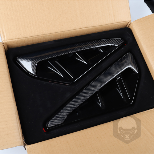 Real Carbon Fiber Side Fender Air Intake Cover For BMW X5 G05 X5M F95 ...
