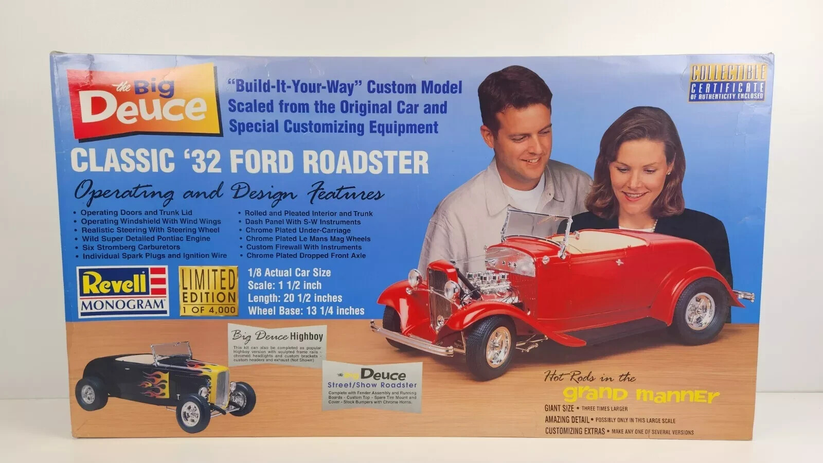 Revell Monogram 2614 the Big Deuce Classic '32 Ford Roadster 1/8 | eBay