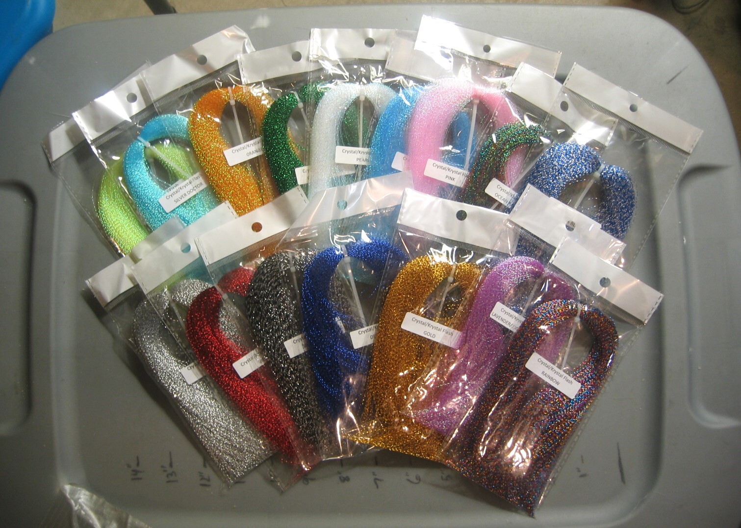 1 Pack (Hank) Crystal Flash- Krystal Flash-NEW Large Hanks-Combine ...