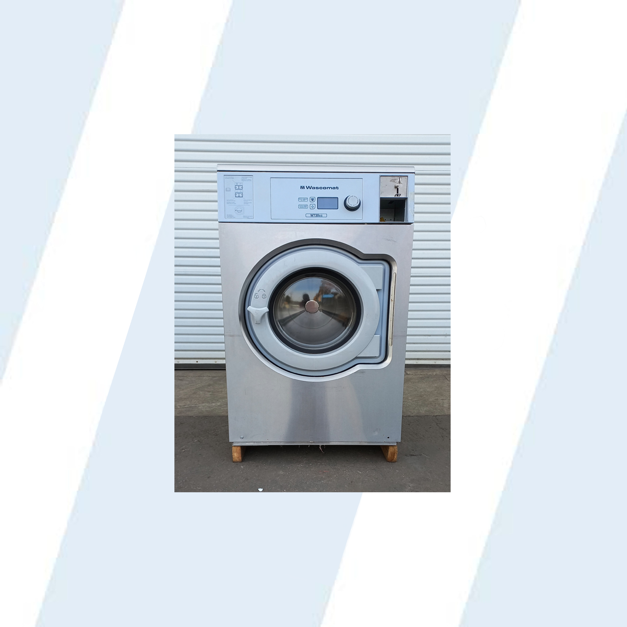 Wascomat W730CC, 30 lbs, Coin-Op Front Load Washer SN: 00521/0430379 ...