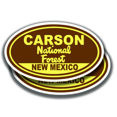 CARSON NATIONAL FOREST DECAL 2 Stickers New Mexico Bogo For Car Window ...