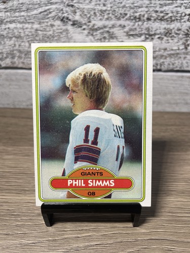Phil Simms 1980 Topps New York Giants Rookie RC Card #225 - NR-MT. Free ...
