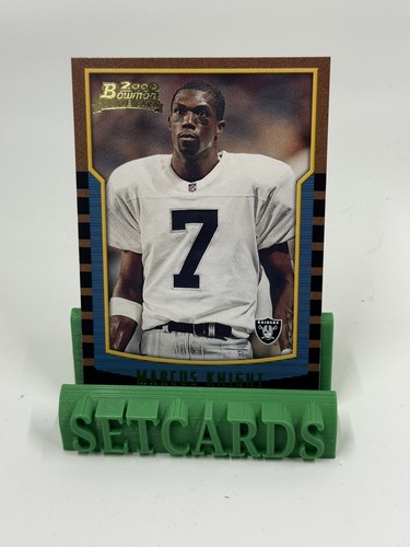 2000 Bowman Marcus Knight #207 Rookie RC Raiders Football Card | eBay