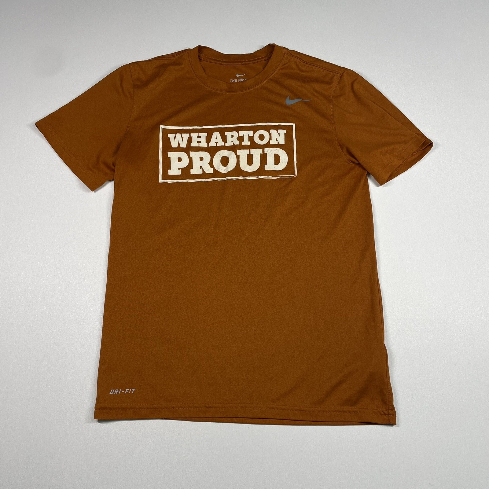 Nike Wharton Proud University Of Pennsylvania Shirt Men’s Small Orange ...