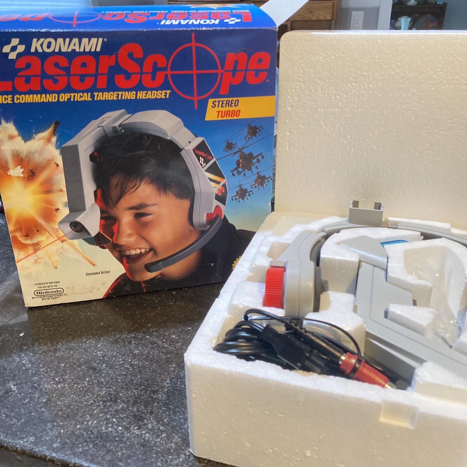 Nice Konami Laser Scope Nintendo NES In Box | eBay