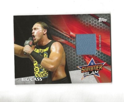 2017 Topps WWE BIG CASS Summer Slam 2016 Mat Relics #292 /299 - AEW Big ...