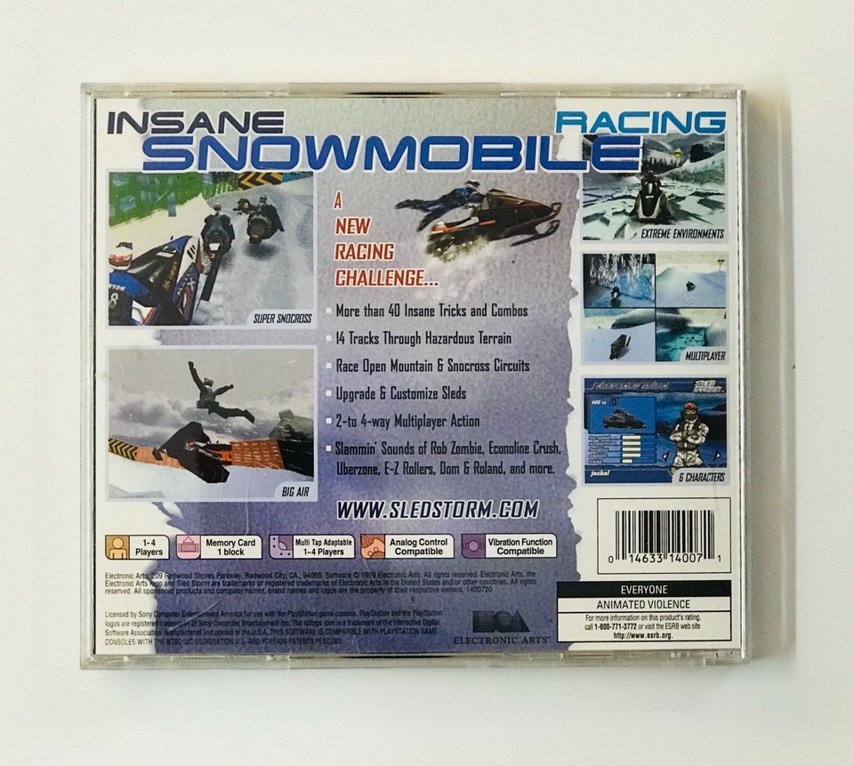 SONY PlayStation PS1 PSOne Sled Storm (COMPLETE) | eBay